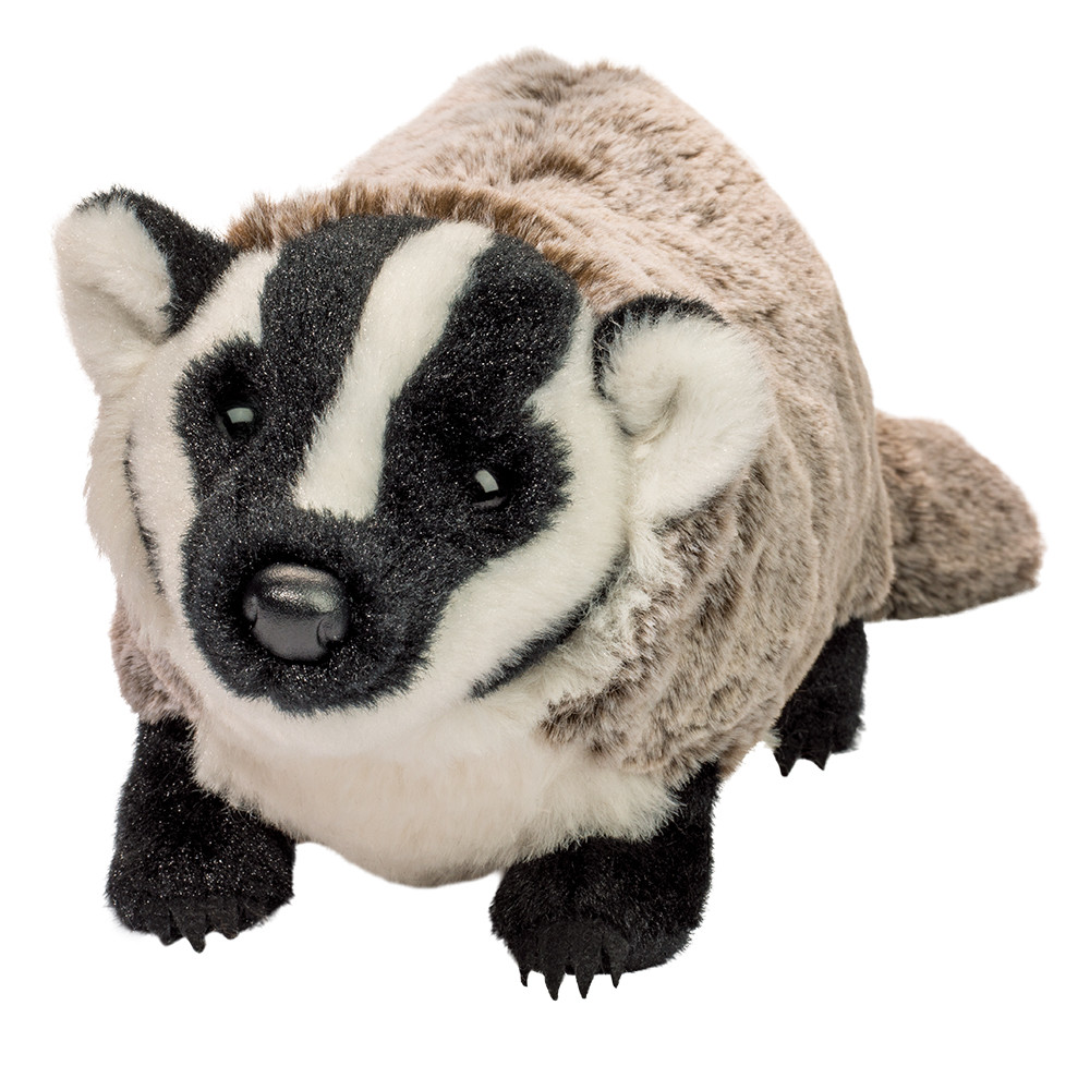 Badger Plush Stuffed Animal 11 Inch at Animalden.com