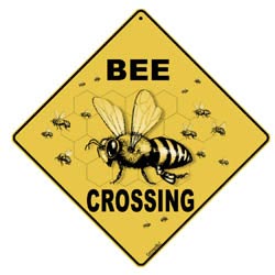 Bee Sign, Guard Sign, Bee Gifts | Animalden.com