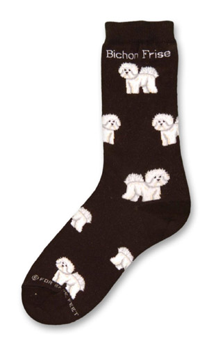 Bichon Frise Poses Socks from Animal Den