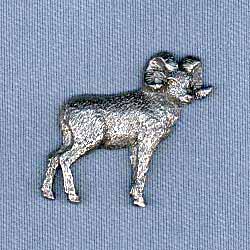 Big Horn Sheep Pin #8392 - Animalden.com