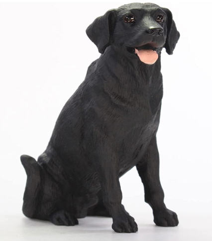 Black Lab Figurine, Figurines, Black Lab Gifts | Animalden.com