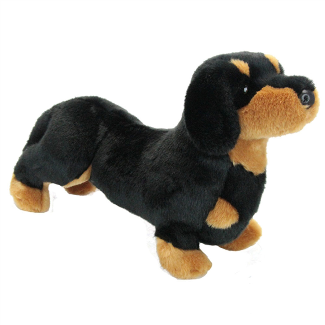 Realistic Dog Stuffed Animal Bearington Harley The Dachshund Stuffed ...