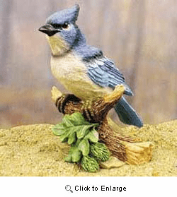 Blue Jay Figurine, Figurines, Blue Jay Gifts | Animalden.com