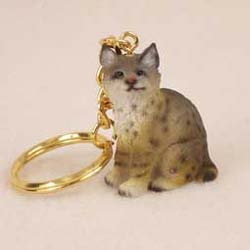 Bobcat Keychain, Key Chain, Bobcat Gifts | Animalden.com