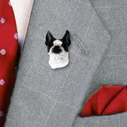 Boston Terrier Pin #8522 - Animalden.com