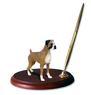 Boxer Pen Holder (Uncropped) - Animalden.com