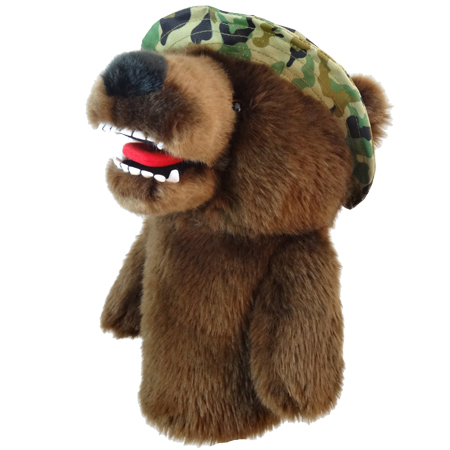 Brown Bear 12" Golf Headcover Animal from Animalden