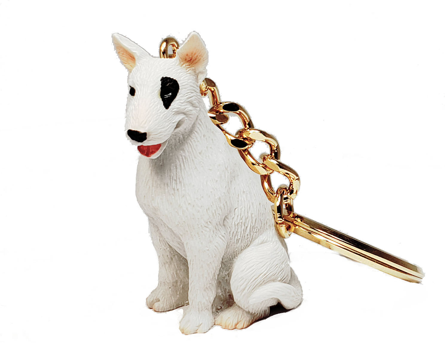 Bull Terrier Keychain, Key Chain, Bull Terrier Gifts | Animalden.com