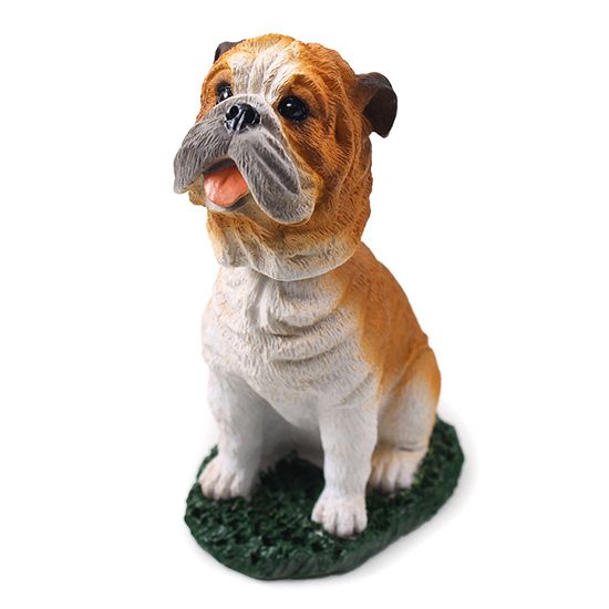 Bulldog Bobblehead Brindle | Animalden.com