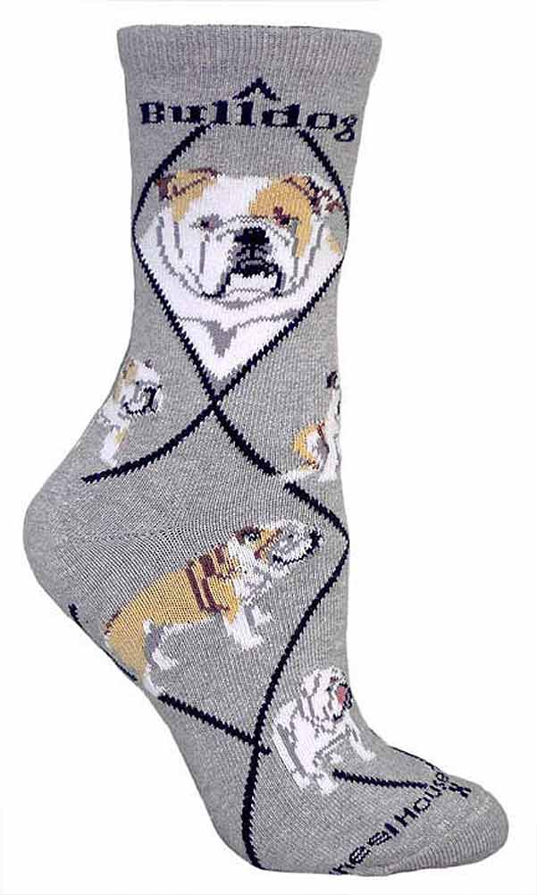 Bulldog Socks, Sock, Bulldog Gifts | Animalden.com