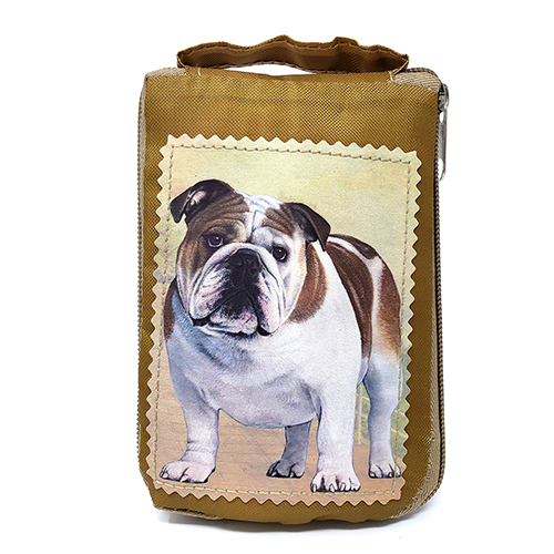Bulldog Tote Bag - Foldable to Pouch | Animalden.com