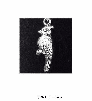Cardinal Sterling Silver Charm - Animalden.com
