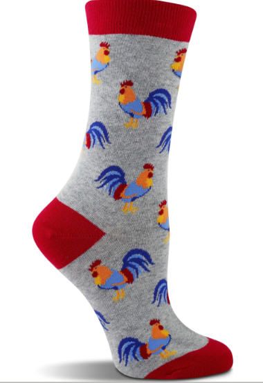 Rooster Socks, Sock, Rooster Gifts | Animalden.com