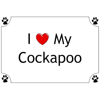 Cockapoo Dog Fan Apparel, Gifts, Holiday Ornaments