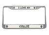 Collie License Plate Frame, License Plate Frames, Collie Gifts ...