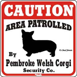 Corgi Caution Sign & Gifts
