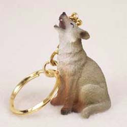 Coyote Keychain - Animalden.com