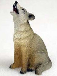 Coyote Miniature Figurine | Animalden.com