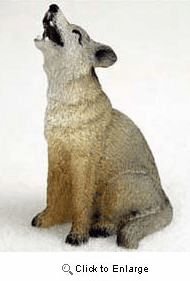 Coyote Miniature Figurine | Animalden.com