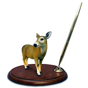 Deer Pen Holder, Pen Holders, Deer Gifts | Animalden.com