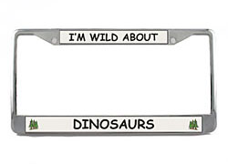 Dinosaur License Plate Frame, License Plate Frames, Dinosaur Gifts ...