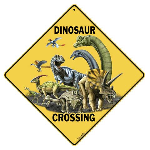 Dinosaur Sign, Guard Sign, Dinosaur Gifts | Animalden.com