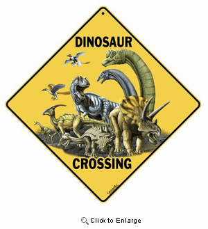 Dinosaur Sign, Guard Sign, Dinosaur Gifts | Animalden.com