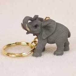 Elephant Keychain - Animalden.com
