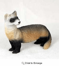 Ferret Figurine, Figurines, Ferret Gifts | Animalden.com