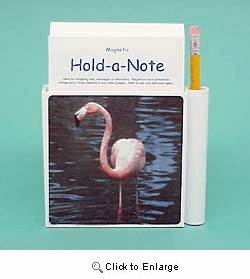 Flamingo Hold-a-Note, Note Holder, Flamingo Gifts | Animalden.com