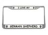 German Shepherd License Plate Frame, License Plate Frames, German ...