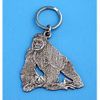 Pewter Gorilla Keychain - Animalden.com