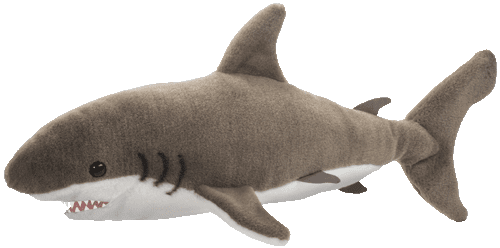 Great White Shark 22 Stuffed Plush Animal from Animalden