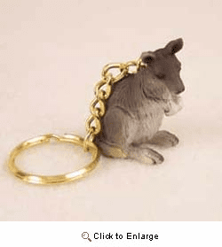 Kangaroo Keychain, Key Chain, Kangaroo Gifts | Animalden.com