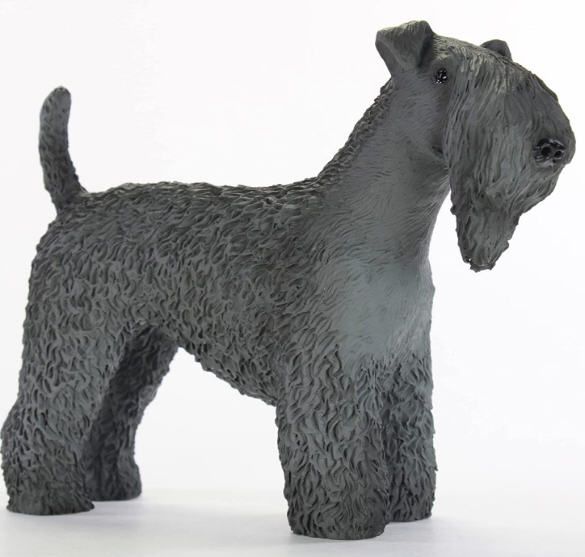 Kerry Blue Terrier Figurine, Figurines, Kerry Blue Terrier Gifts ...