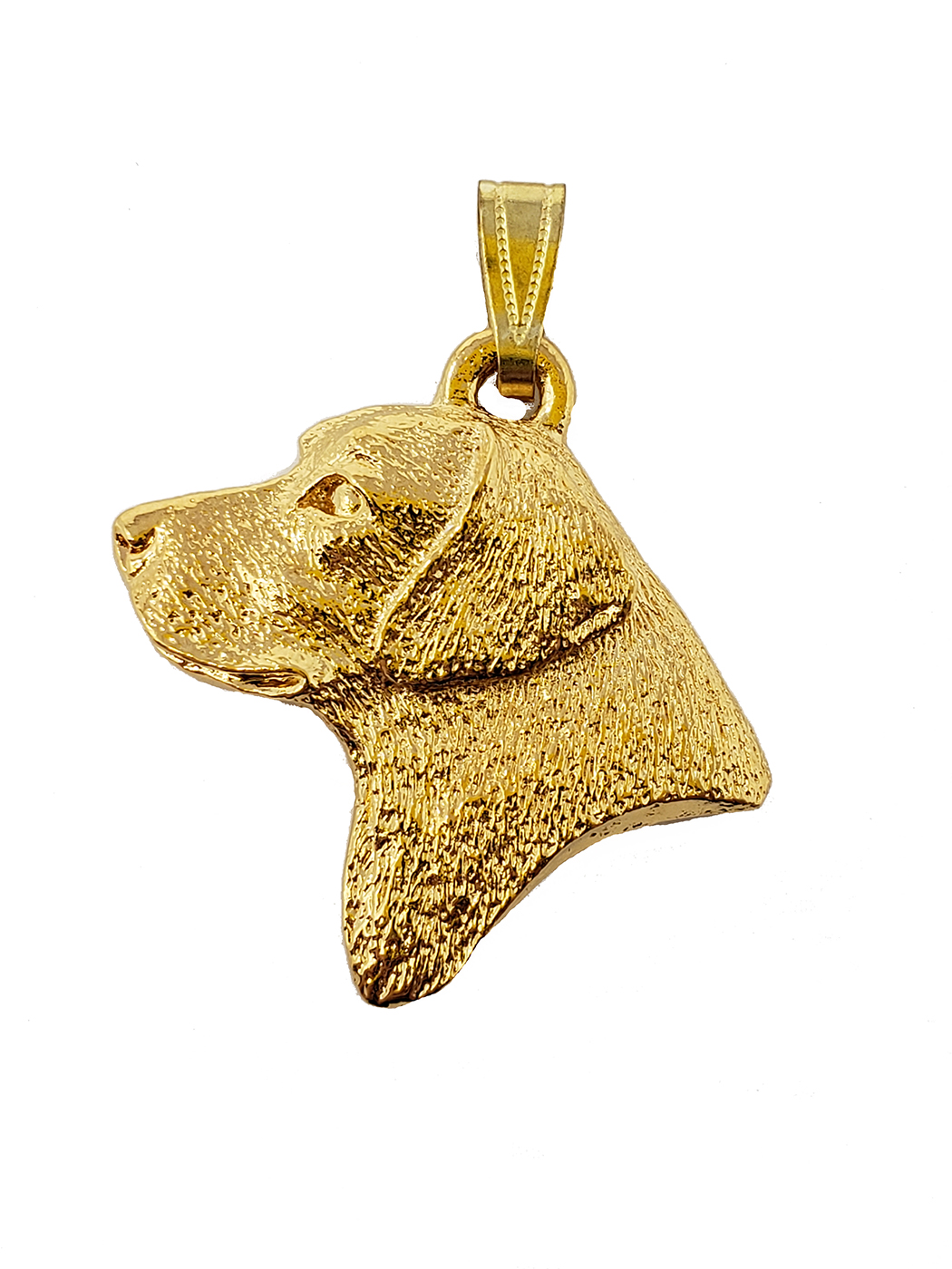 Labrador Retriever 24K Gold Plated Pendant Head