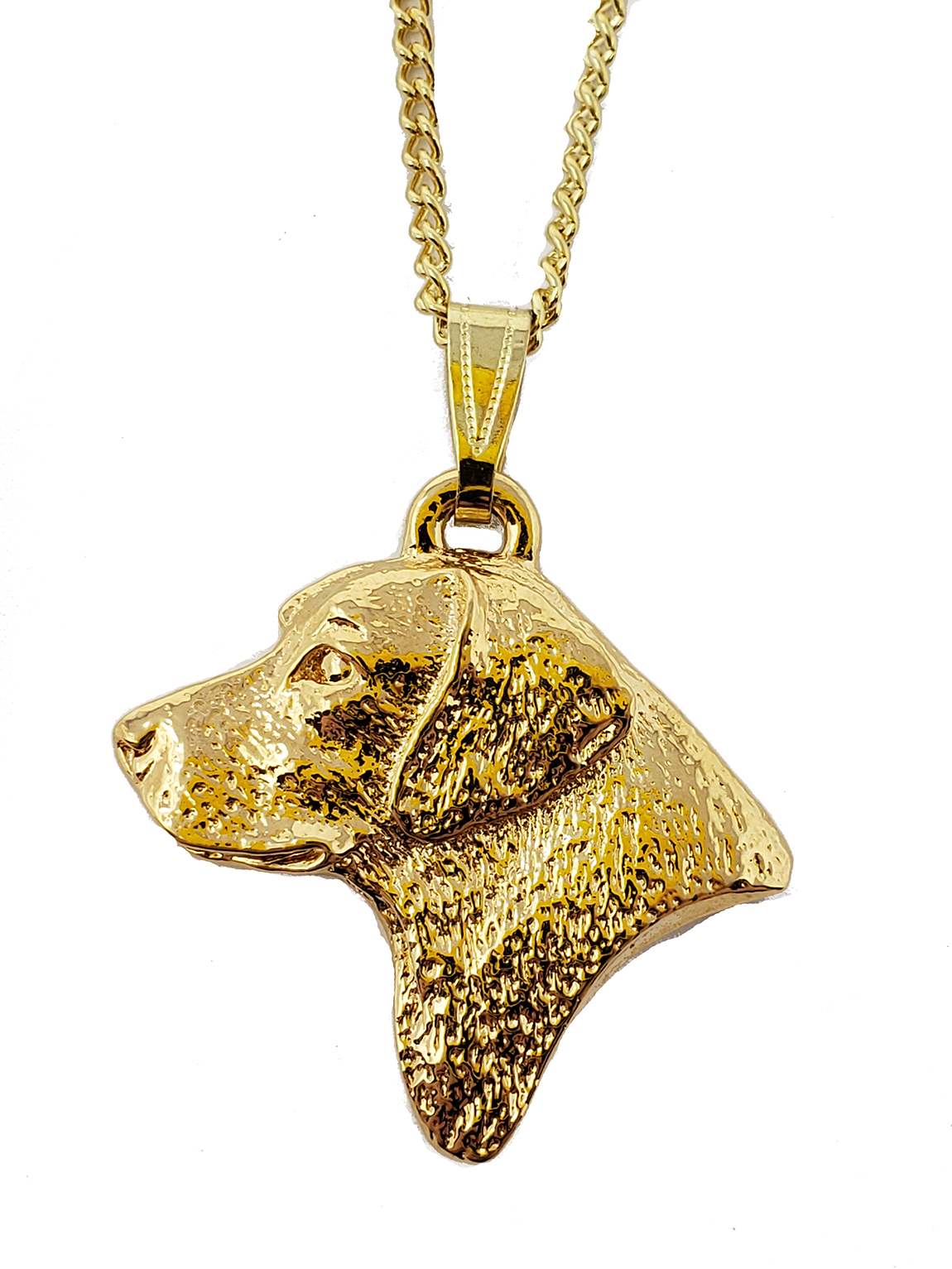 Labrador Retriever 24K Gold Plated Pendant with Necklace Head, Pendants ...
