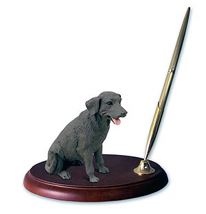 Chocolate Lab Pen Holder, Pen Holders, Chocolate Lab Gifts | Animalden.com