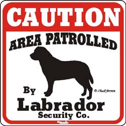 Black Labrador Signs including Welcome, Caution, Crossing & More