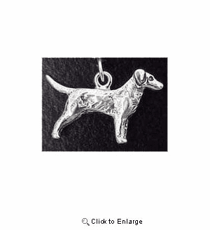 Labrador Retriever Sterling Silver Charm & Gifts|Animalden.com