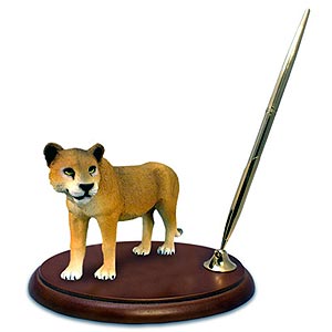Lion Pen Holder, Pen Holders, Lion Gifts | Animalden.com