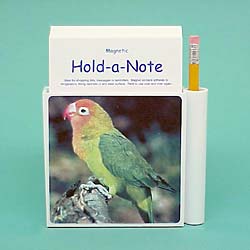 Lovebird Hold-a-Note, Note Holder, Lovebird Gifts | Animalden.com