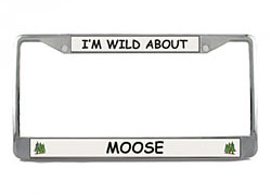 Moose License Plate Frame, License Plate Frames, Moose Gifts ...