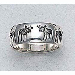 Moose Ring, Rings, Moose Gifts | Animalden.com