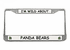 Panda Bear License Plate Frame, License Plate Frames, Panda Bear Gifts ...