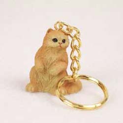 Persian Cat Keychains in Assorted Persian Cat Styles at Animal Den