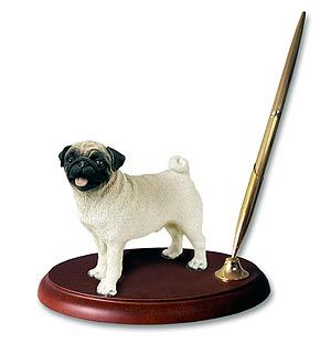Pug Pen Holder, Pen Holders, Pug Gifts | Animalden.com