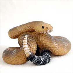 Rattlesnake Figurine, Rattlesnake Gifts | Animalden.com