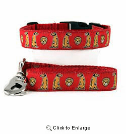 Rhodesian Ridgeback Collar & Leash, Collar, Rhodesian Ridgeback Gifts ...