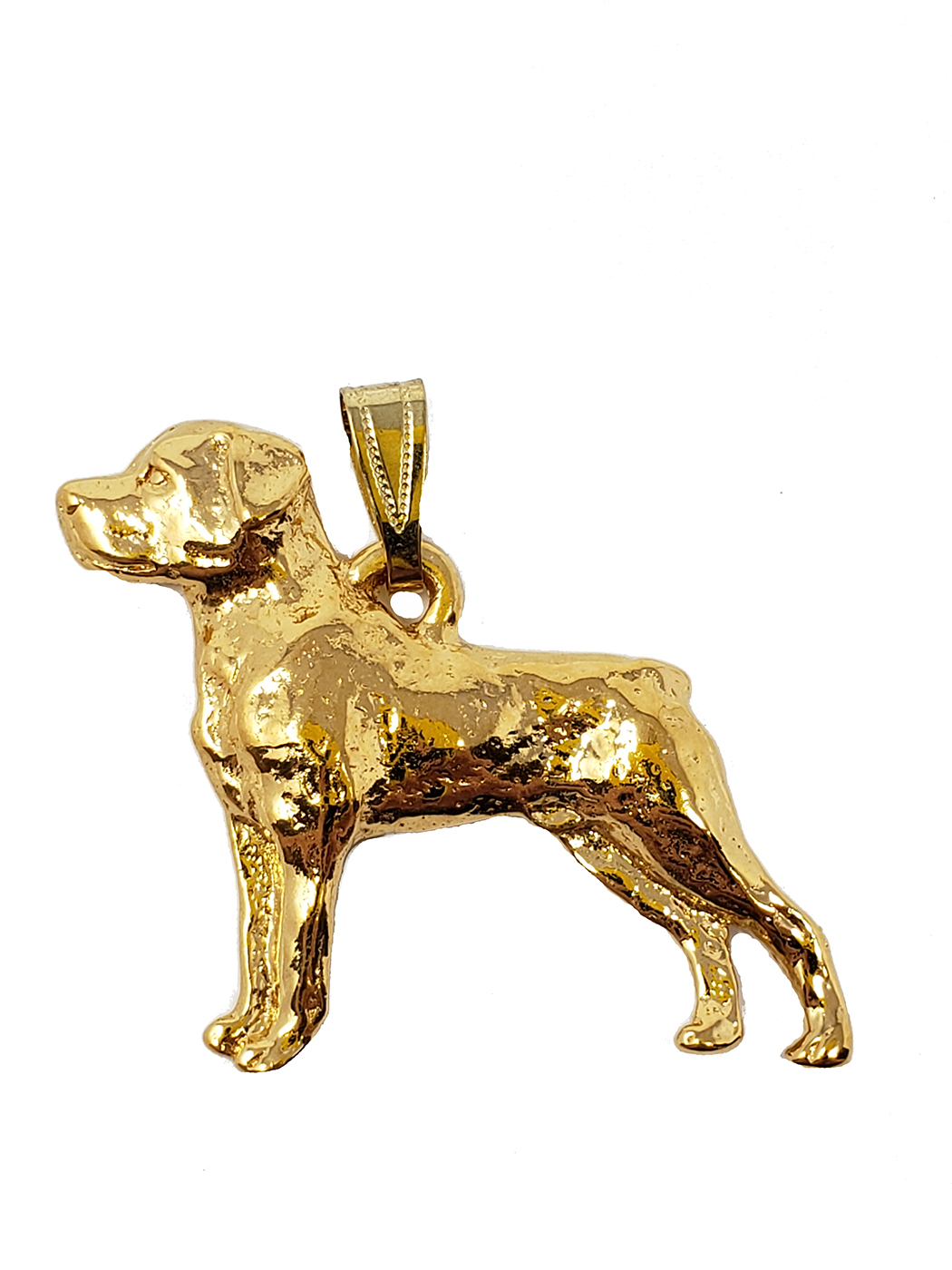 Rottweiler 24K Gold Plated Pendant, Pendants | Animalden.com